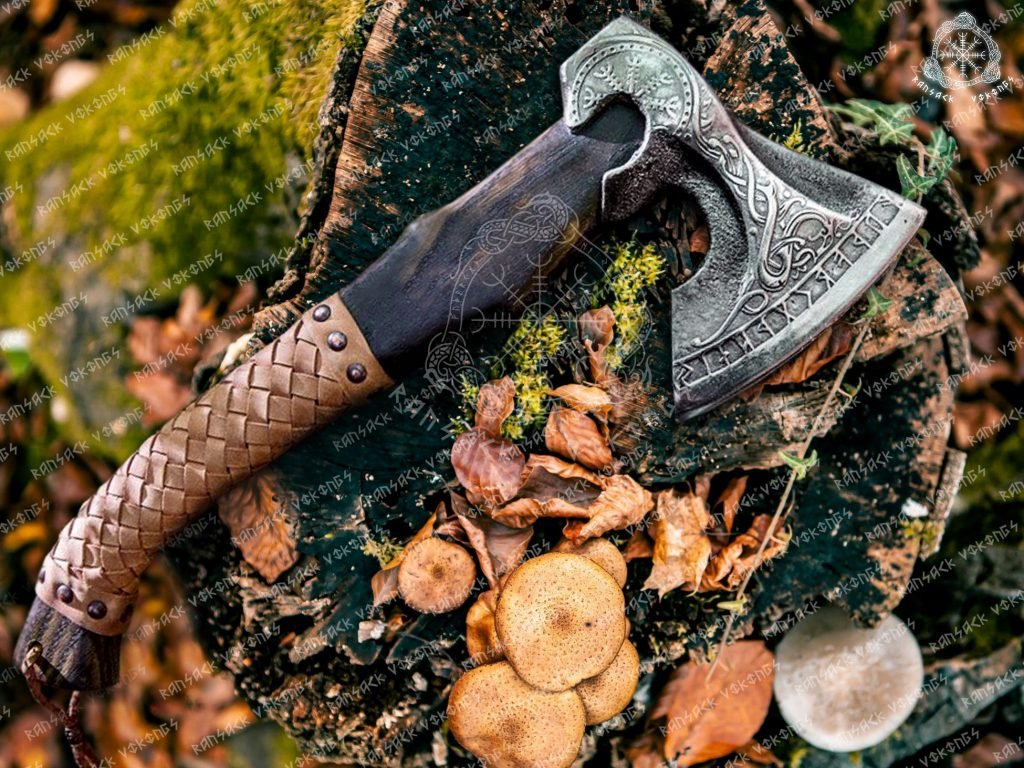 Vityaz Viking AXE, Custom Made Gift Forged Carbon Steel Viking Axe