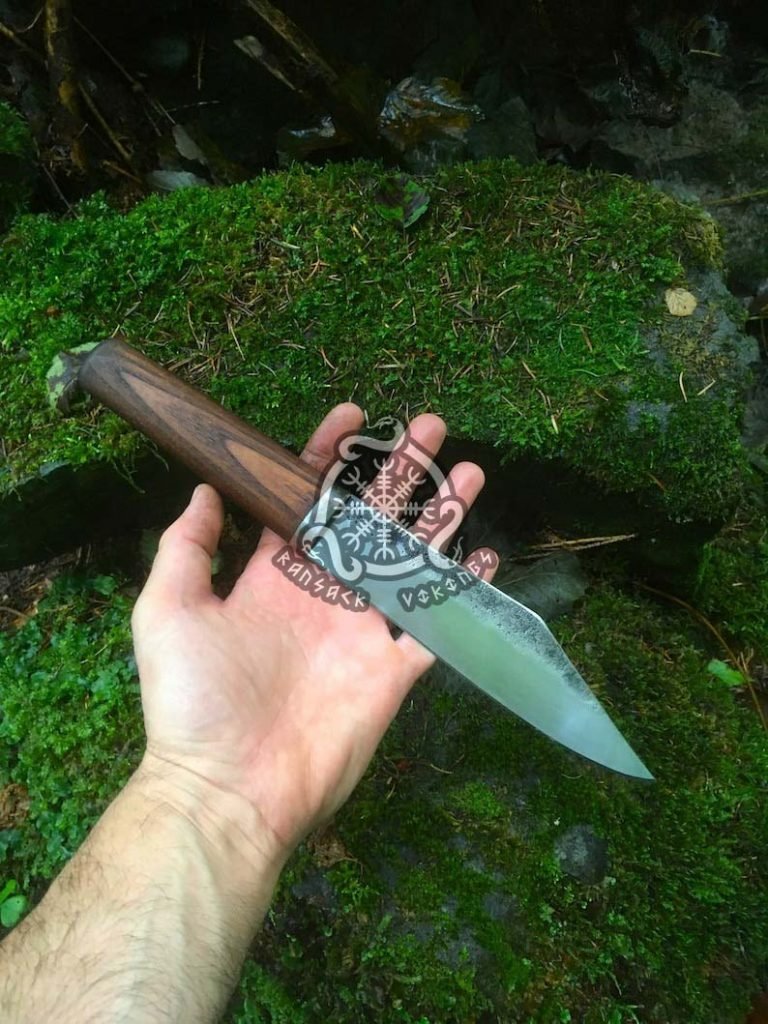 Handmade Forged Viking Anglo-Saxon Seax Knife, Gift For Men
