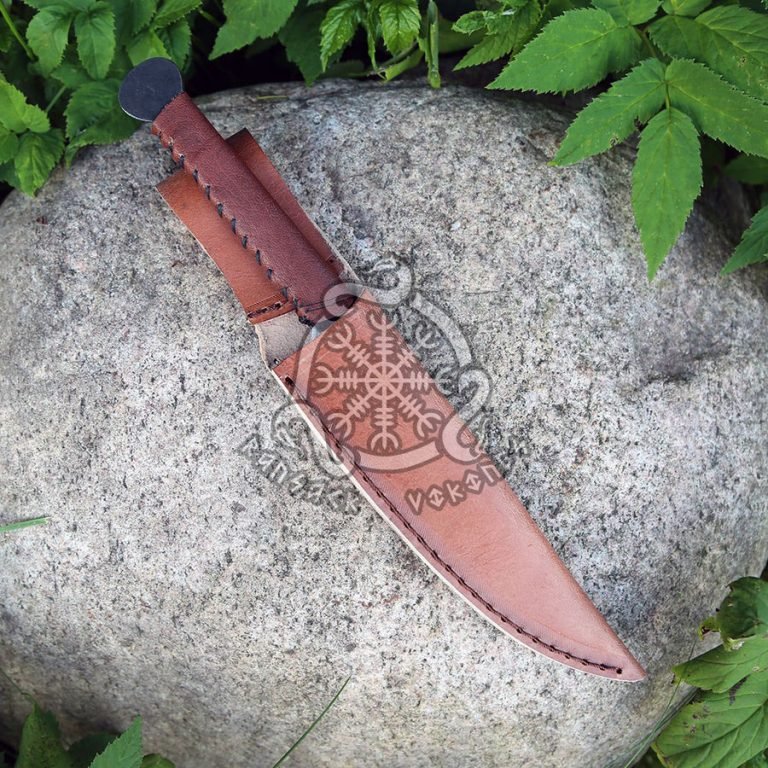 Hand-Forged Viking Seax Knife, High Carbon Steel Seax